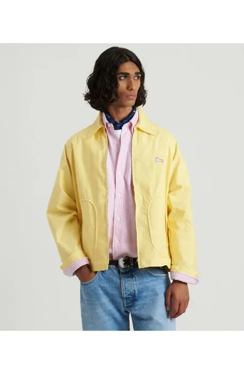 FORTELA Cotton Bomber Jacket - Yellow