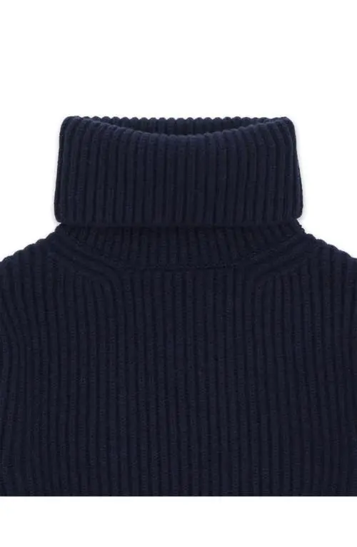 FORTELA Cashmere Turtleneck Sweater - Dark Blue