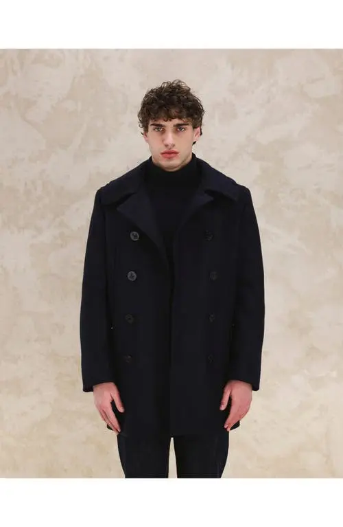 FORTELA Double Breasted Pea Coat