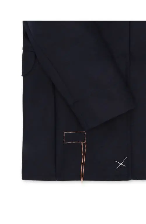 FORTELA Double Breasted Pea Coat