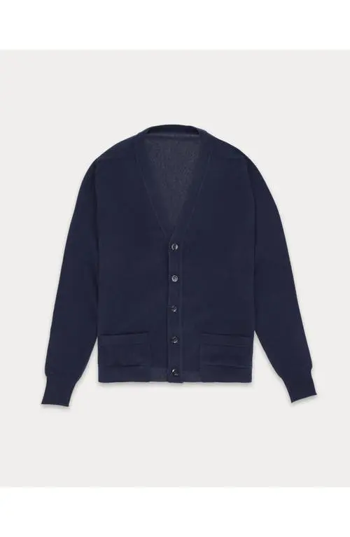 FORTELA Lynch Cashmere Cardigan - Dark Blue