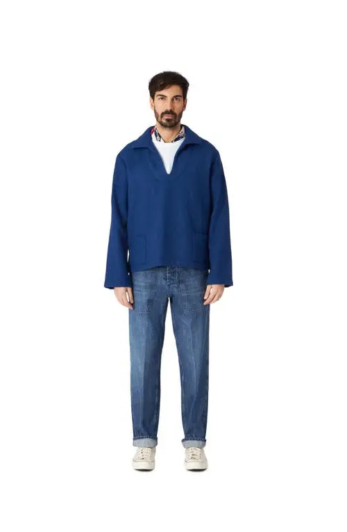 FORTELA Franco Wool Sweater - Blue