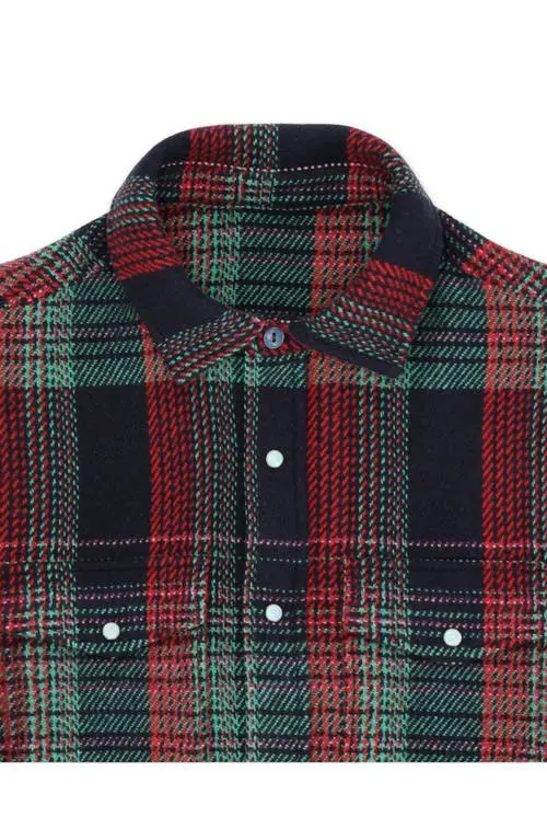 FORTELA Plaid Cashmere Overshirt - Multicolor