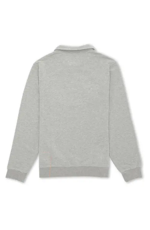 FORTELA Cotton Zip-up Sweatshirt - Grey