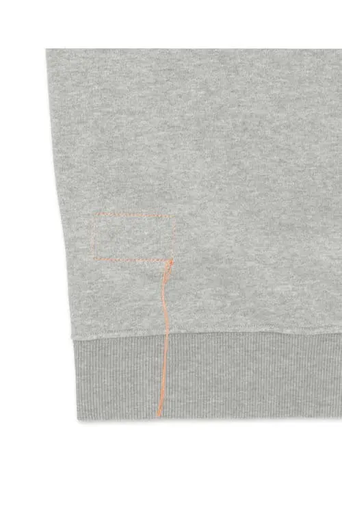 FORTELA Cotton Zip-up Sweatshirt - Grey