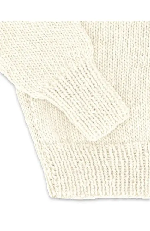 FORTELA Chamula Merino Wool Cardigan - Ivory