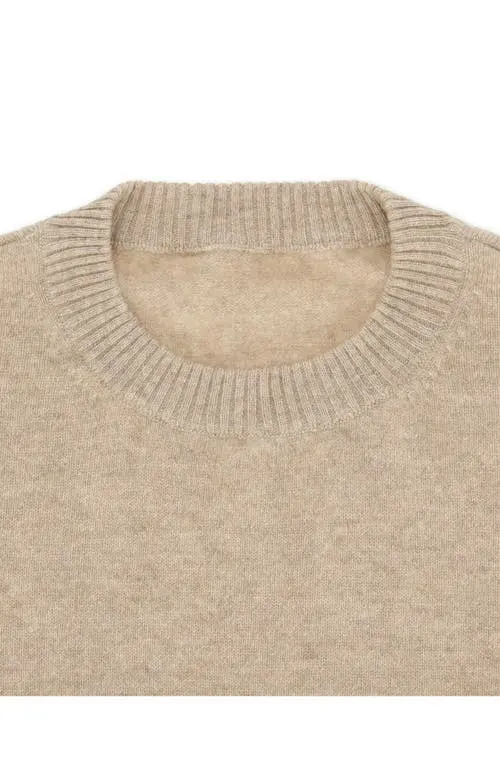 FORTELA Cashmere Crewneck Sweater - Orange