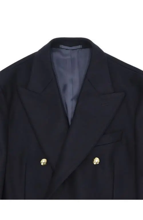 FORTELA Double Breasted Wool Blazer