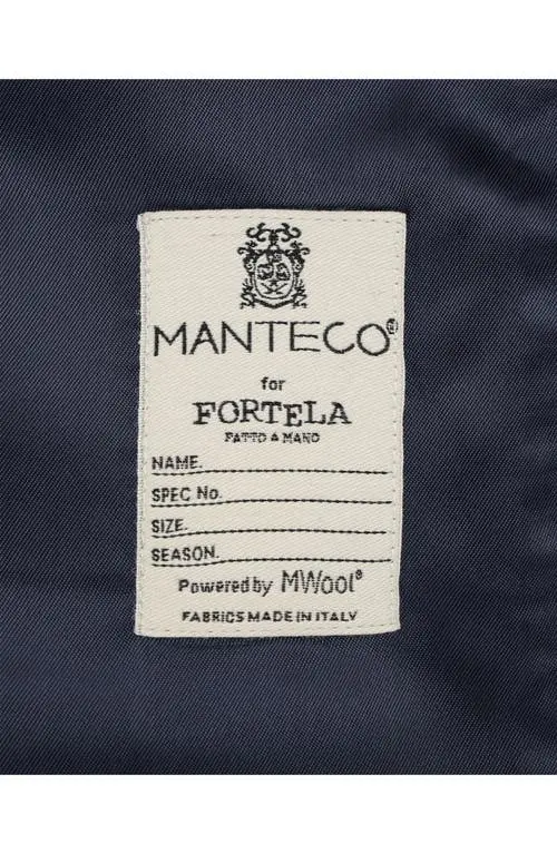 FORTELA Double Breasted Wool Blazer