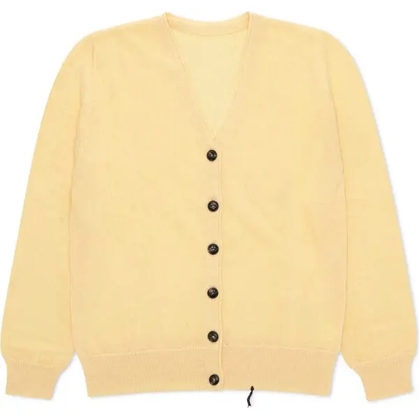 FORTELA Cotton Cardigan - Yellow