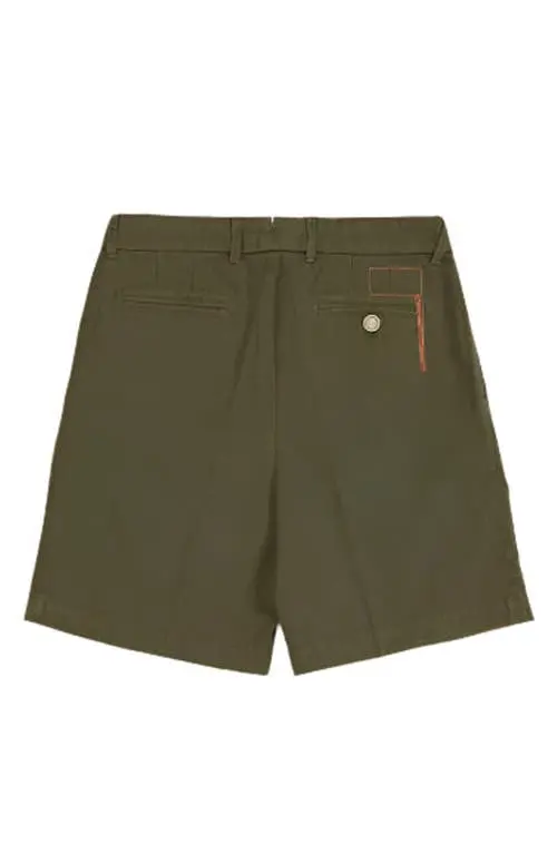 FORTELA Cotton Bermuda Shorts With Pleats