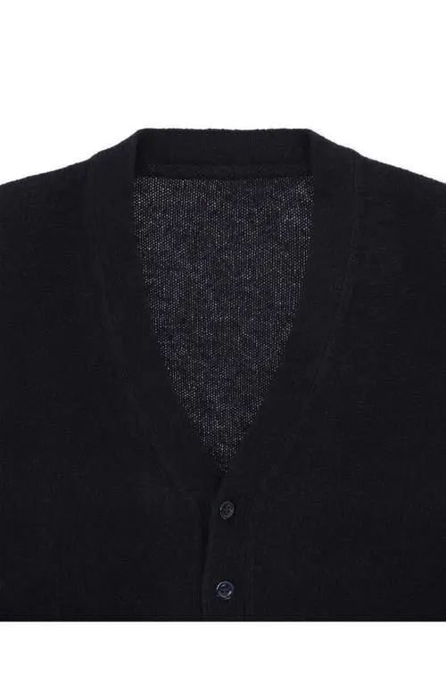 FORTELA Wool Cardigan - Dark Blue