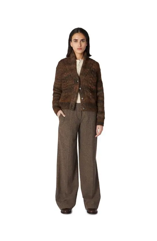 FORTELA Low Waist Wool Trousers