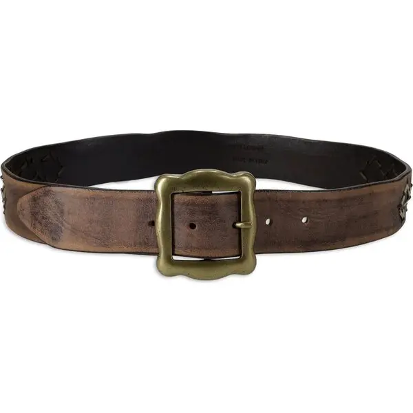 FORTELA Tami Golden Buckle Belt - Leather