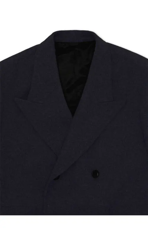 FORTELA Double Breasted Wool Coat