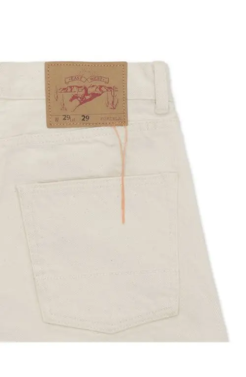 FORTELA Selvedge Denim Pants - Ecru