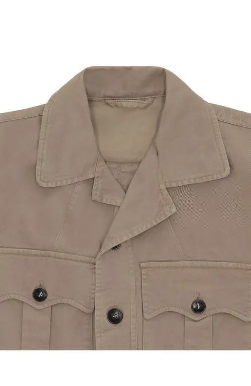 FORTELA Clint Cotton Military Safari Jacket