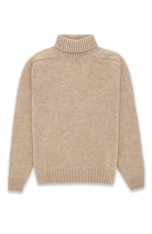 FORTELA High Neck Merino Wool Jumper - Ecru