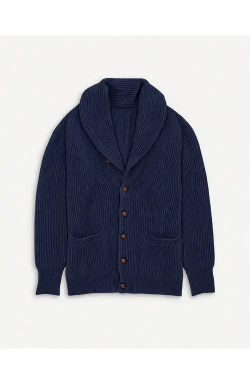 FORTELA Cashmere Cardigan - Dark Blue
