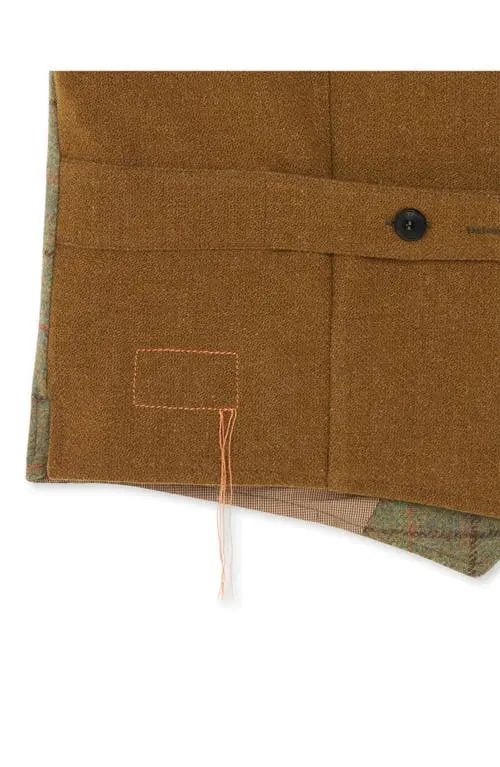 FORTELA Sartoriale Wool Check Vest - Multicolor