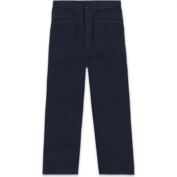FORTELA Herringbone Cotton Trousers