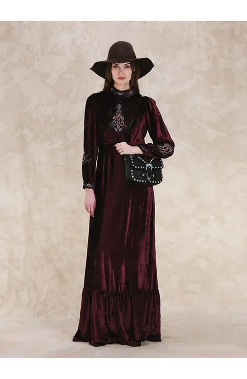 FORTELA Georgine Maxi Abito - Violet