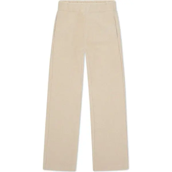 FORTELA Cotton Fleece Chino Trousers - Ecru