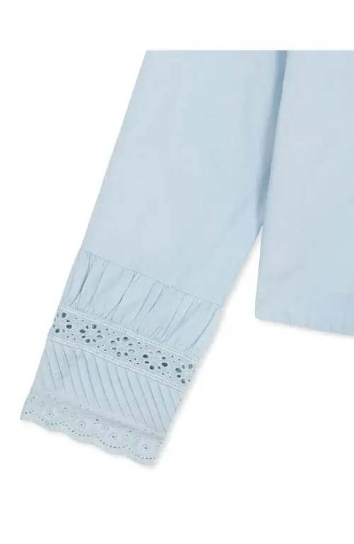 FORTELA Woven High Neck Blouse