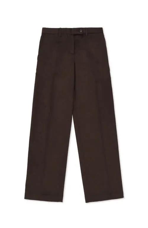 FORTELA Juliana Wide-leg Wool Trousers