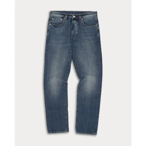 FORTELA 966 John 33 Japan Denim Cimosato Regular Fit Jeans - Dark Stone Wash