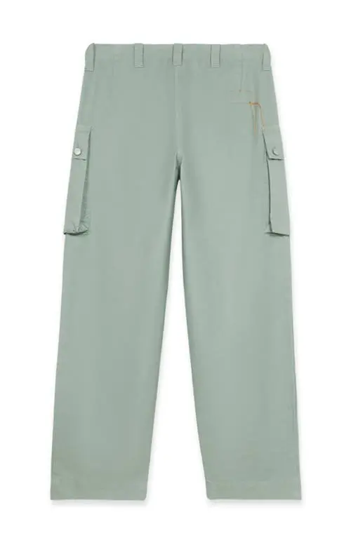 FORTELA Mott Cargo Cotton Trousers - Aqua Green