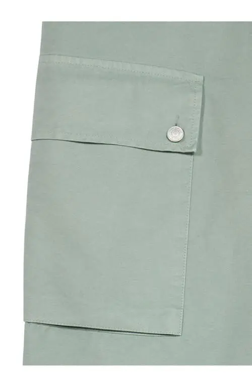 FORTELA Mott Cargo Cotton Trousers - Aqua Green