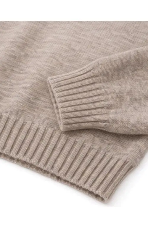 FORTELA Shetland Turtleneck Sweater - Cream