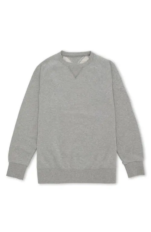 FORTELA Harvard Printed Sweatshirt - Melange Grey