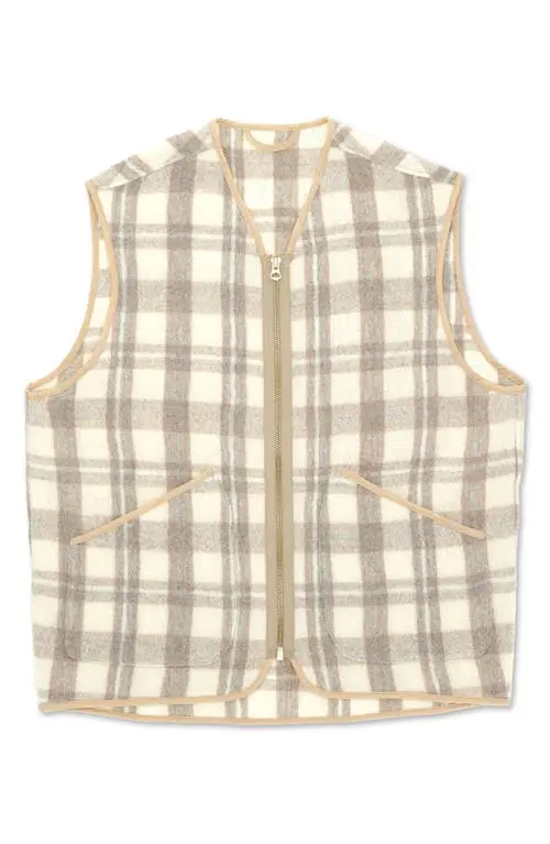 FORTELA Wool Checkered Gilet