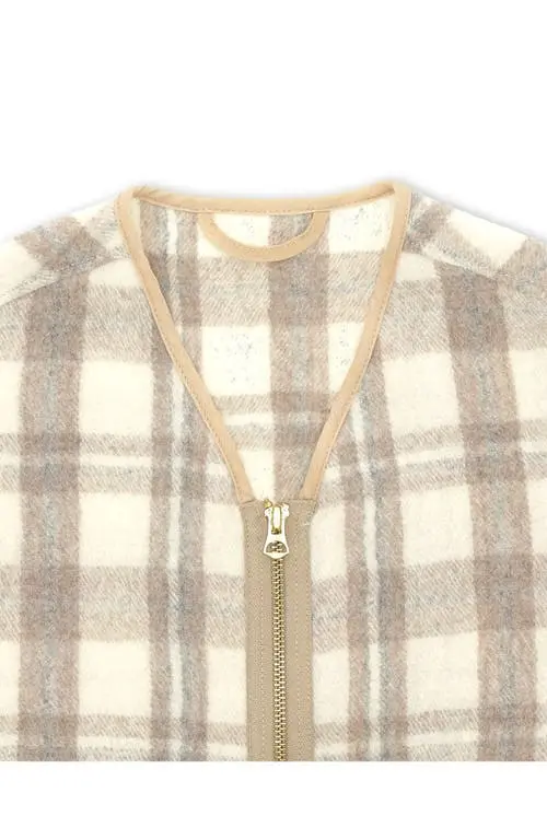 FORTELA Wool Checkered Gilet