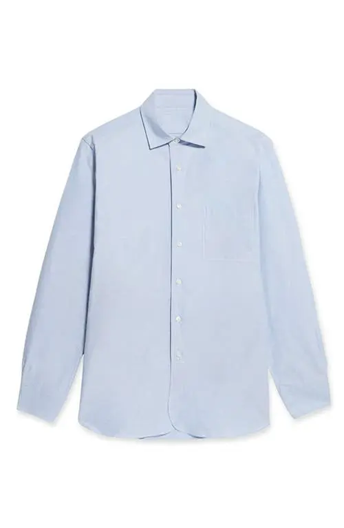 FORTELA Woven Oxford Shirt - Light Blue