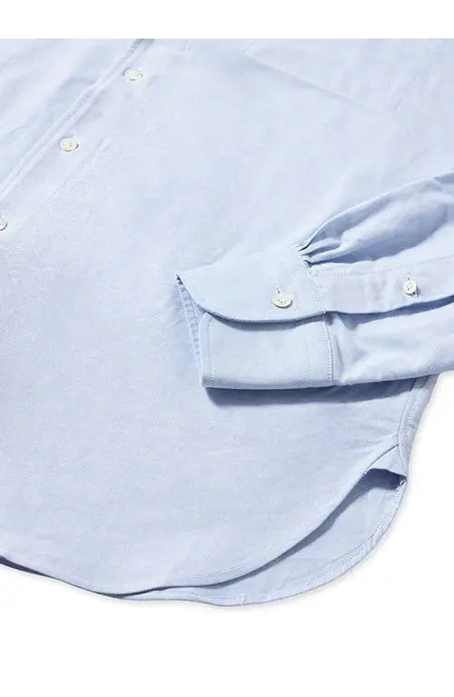 FORTELA Woven Oxford Shirt - Light Blue