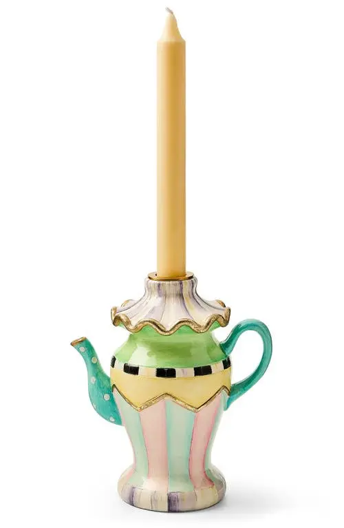 MACKENZIE-CHILDS Teapot Candleholder