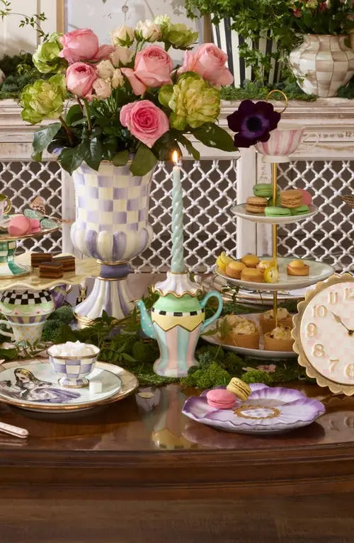 MACKENZIE-CHILDS Teapot Candleholder