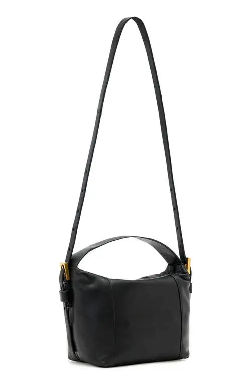 ALLSAINTS Mini Leather Crossbody Bag - Black