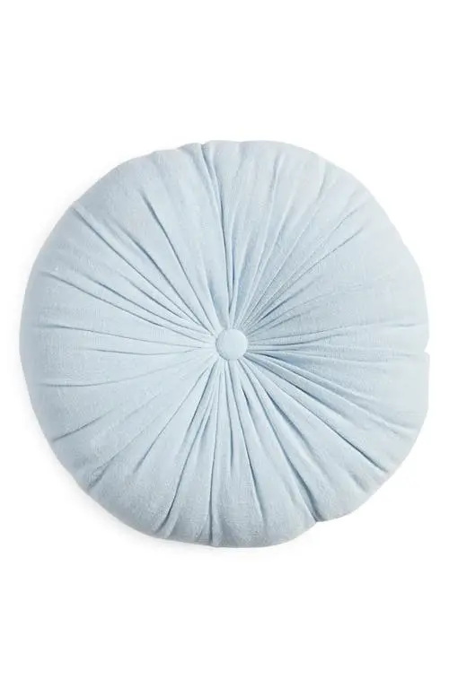 Nordstrom Washed Linen Accent Pillow - Blue Subdued