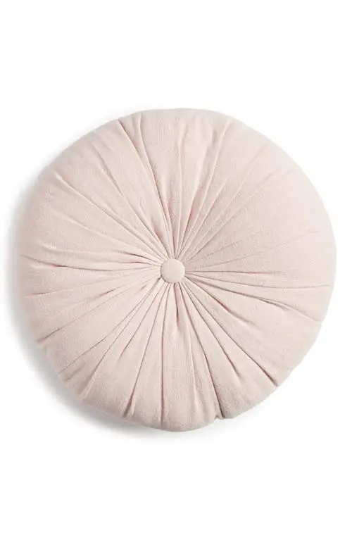 Nordstrom Washed Linen Accent Pillow - Pink Sepia