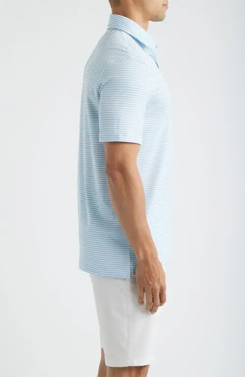 G/fore All Play Stripe Performance Golf Polo - Baja
