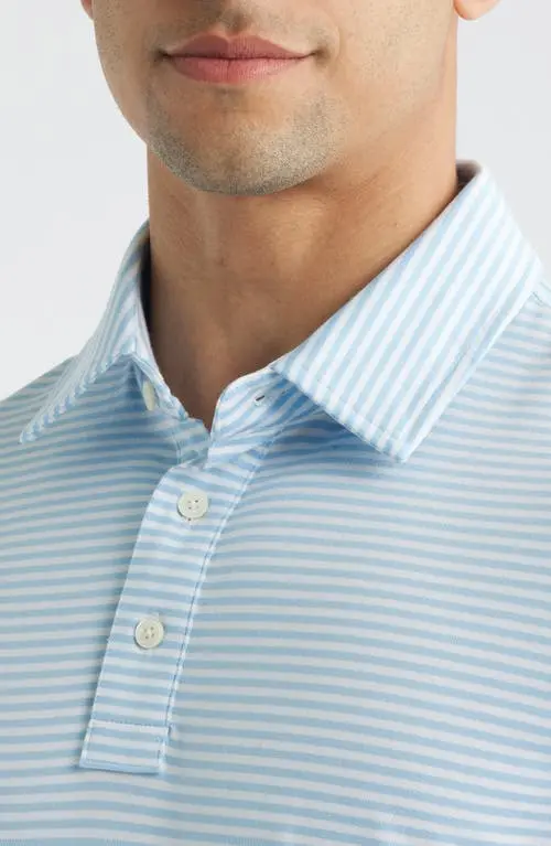 G/fore All Play Stripe Performance Golf Polo - Baja