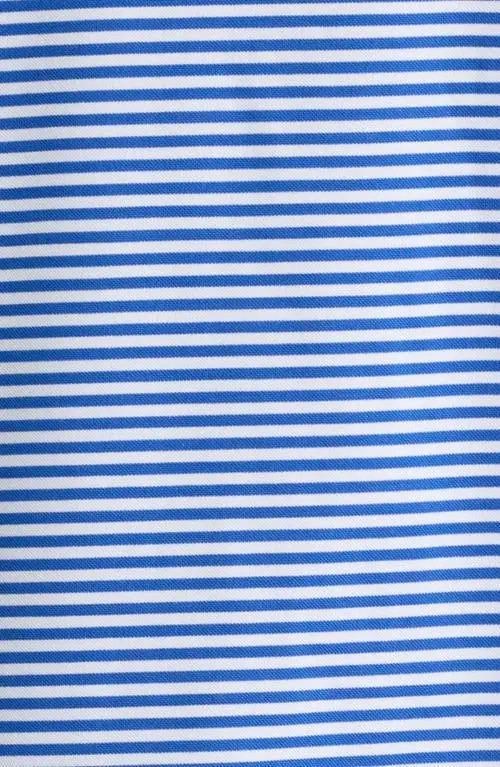 G/fore All Play Stripe Performance Golf Polo - Cobalt
