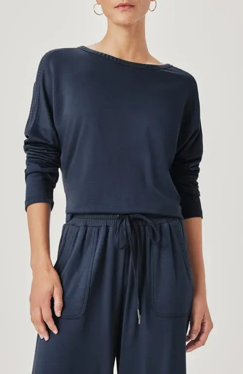 Splendid Jada Pointelle Sweatshirt