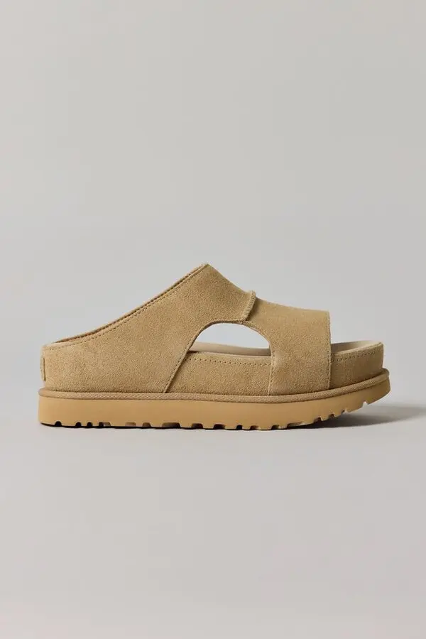 UGG Goldenstar Hi Cutout Slide - Sand