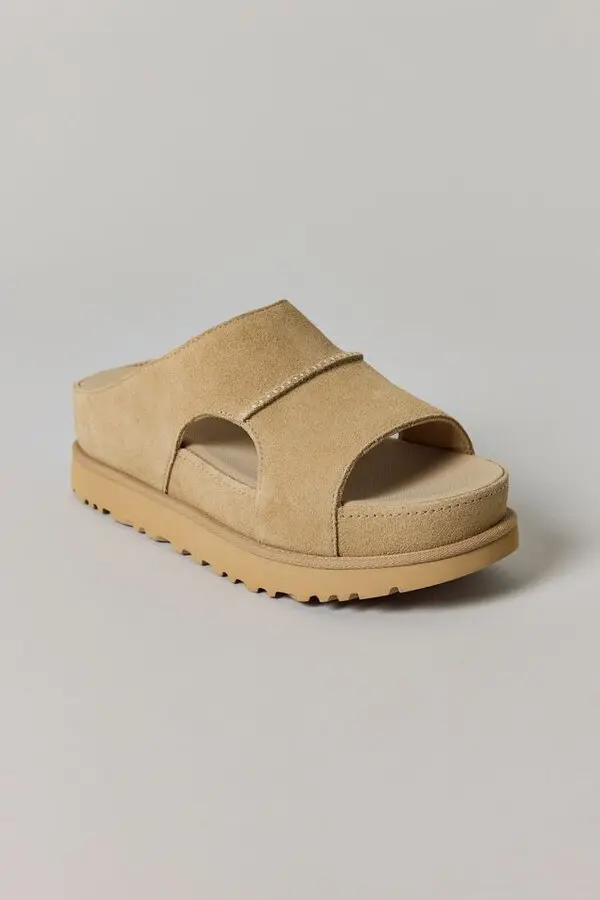 UGG Goldenstar Hi Cutout Slide - Sand