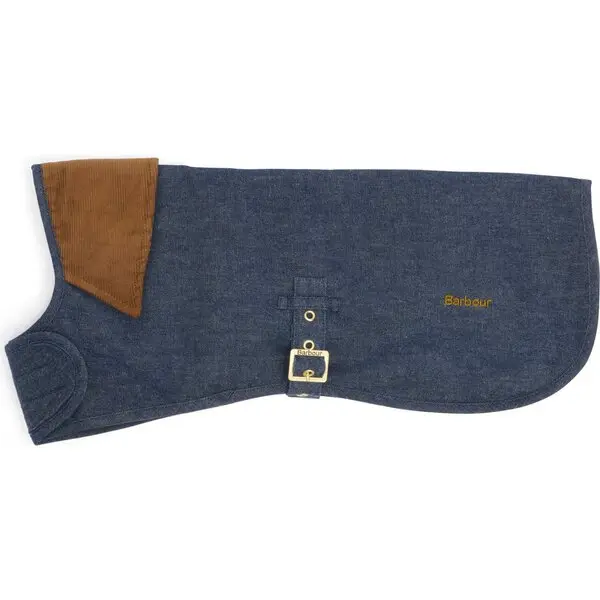 Barbour Denim Dry Wax Dog Coat - Indigo